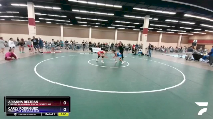 100 lbs Round 3 - Arianna Beltran, Cypress Ranch High School Wrestling ...