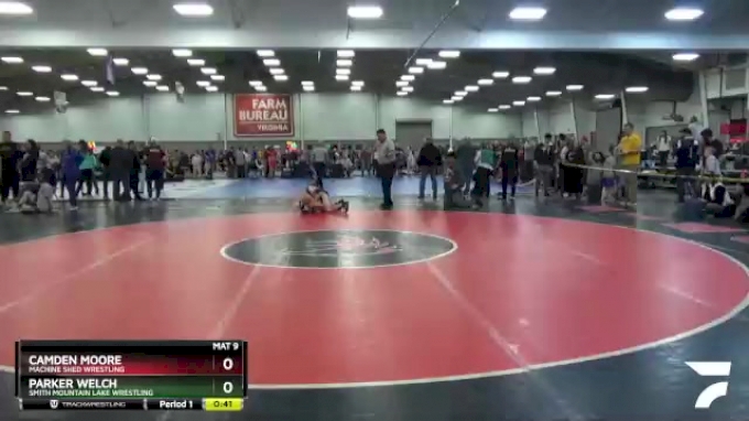 92 lbs Champ. Round 1 - Camden Moore, Machine Shed Wrestling vs Parker ...
