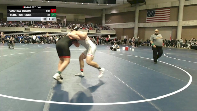 285 Championship Bracket Semifinal - Elijah Schunke, Brandon Valley vs ...