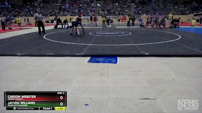 126 lbs Champ. Round 1 - Carson Webster, Grant County vs Jayven ...