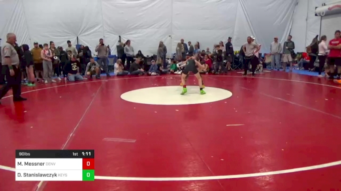 90 lbs Consi Of 8 #2 - Mason Messner, Denver vs Deacon Stanislawczyk ...