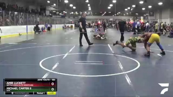 183 lbs Champ. Round 1 - Amir Luckett, Battle Creek Elite Wrestling vs ...
