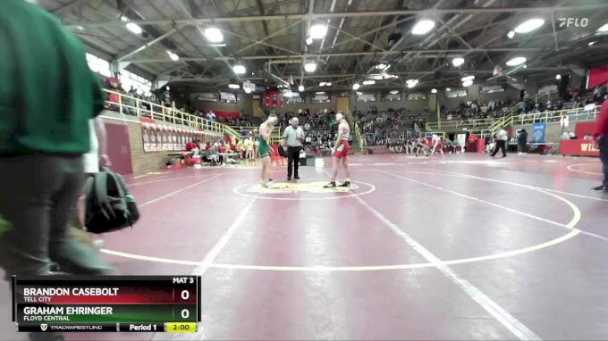 138 lbs Champ. Round 1 - Graham Ehringer, Floyd Central vs Brandon ...