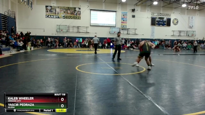 190 lbs Champ. Round 2 - Yascir Pedraza, Aloha vs Kaleb Wheeler, Oregon ...