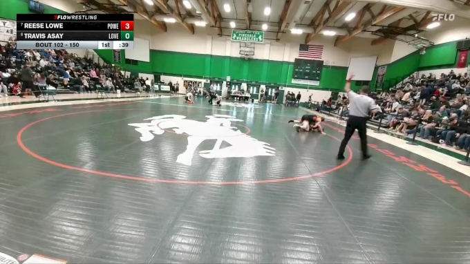 150 lbs Cons. Round 2 - Reese Lowe, Powell vs Travis Asay, Lovell