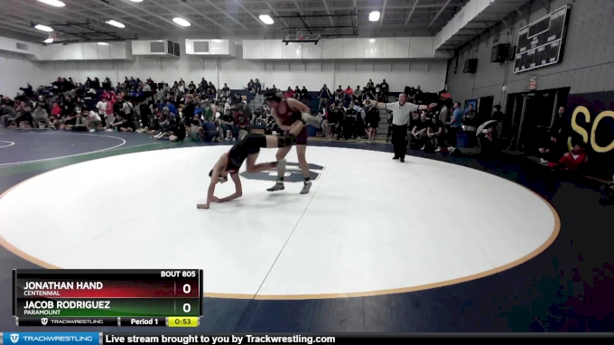 152 lbs Cons. Round 3 - Jonathan Hand, Centennial vs Jacob Rodriguez ...