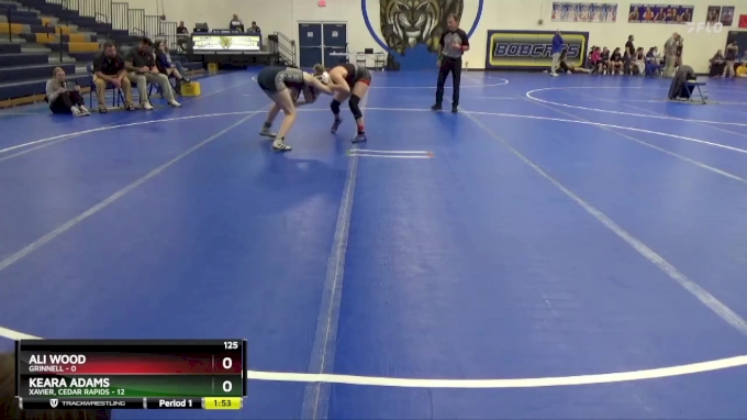 125 lbs Round 2 (6 Team) - Keara Adams, Xavier, Cedar Rapids vs Ali ...
