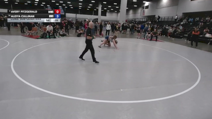 135 lbs Cons. Sub-quarters - Aleiya Cullinan, MATPAC Wrestling Club vs ...