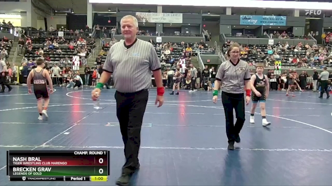 103 lbs Champ. Round 1 - Brecken Grav, Legends Of Gold vs Nash Bral ...