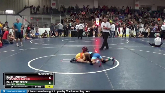 56 lbs Quarterfinal - Paulette Perez, Gladiator Wrestling vs Kash ...