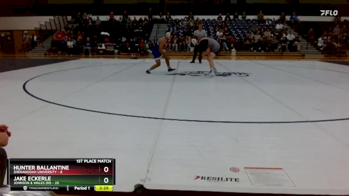 141 lbs Finals (2 Team) - Hunter Ballantine, Shenandoah University vs ...