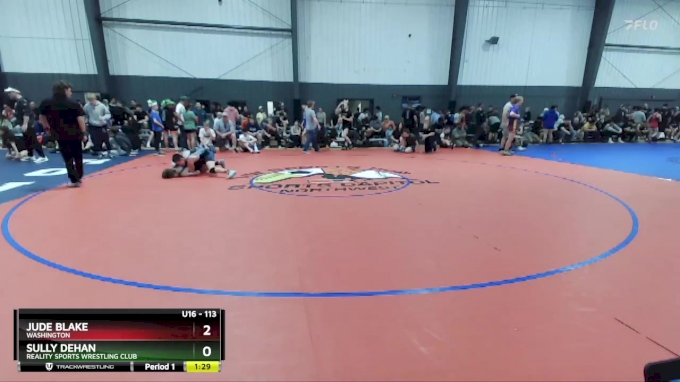 113 lbs Semifinal - Sully DeHan, Reality Sports Wrestling Club vs Jude ...