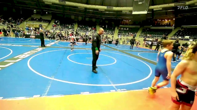 100 lbs Quarterfinal - Carsten Cagle, Harrah Little League Wrestling vs ...
