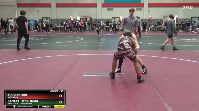 90 lbs Cons. Round 1 - Trevor Orr, Hartselle vs Samuel Hecklinski ...