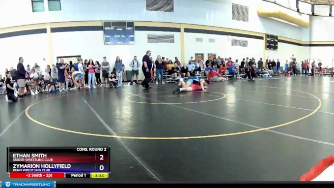 160 lbs Cons. Round 2 - Ethan Smith, Snider Wrestling Club vs Zymarion ...