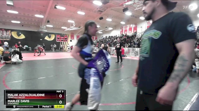 125 lbs Champ. Round 1 - Malak Azzaloualidine, Temecula Valley vs ...