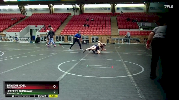 96 lbs Finals (2 Team) - Bryson Noel, Neighborhood vs Jeffery Dunaway ...