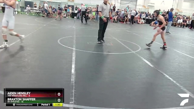 88 lbs Round 3 (4 Team) - Braxton Shaffer, 84 Athletes vs Aiden Hensley ...