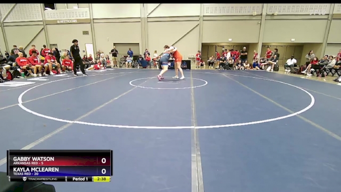 235 lbs Semis & 3rd Wb (16 Team) - Gabby Watson, Arkansas Red vs Kayla ...