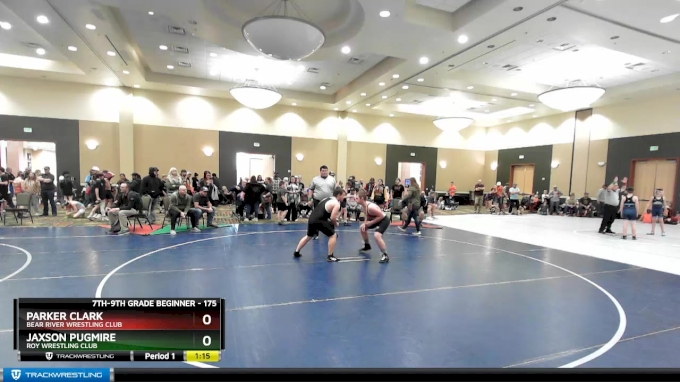 175 lbs Round 1 - Jaxson Pugmire, Roy Wrestling Club vs Parker Clark ...