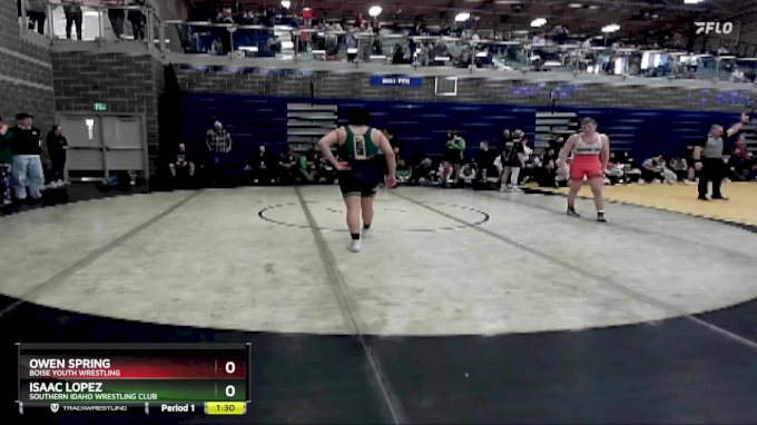 195 lbs Round 3 - Isaac Lopez, Southern Idaho Wrestling Club vs Owen ...