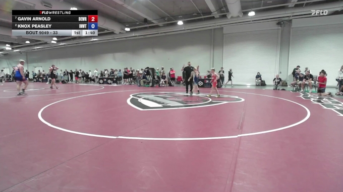 33 lbs Quarters - Gavin Arnold, Delaware Wrestling vs Knox Peasley ...