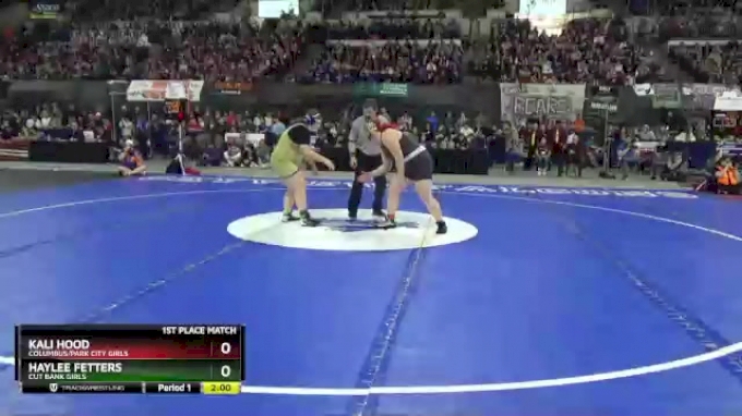 1st Place Match - Kali Hood, Columbus/Park City Girls vs Haylee Fetters ...