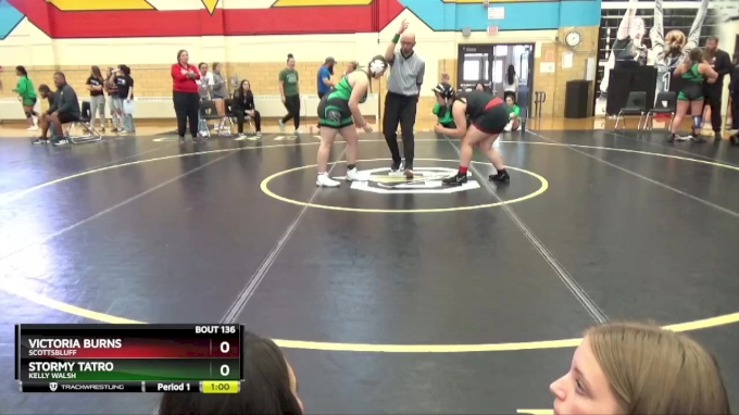 235 lbs Cons. Round 2 - Stormy Tatro, Kelly Walsh vs Victoria Burns ...