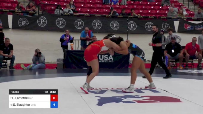 130 lbs Quarters - Lilyana Lamothe, Mat Demon Wrestling Club vs Sophia ...