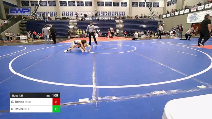 70 lbs Rr Rnd 3 - Daniel Benca, Mighty Bluebirds Wrestling vs Colby ...