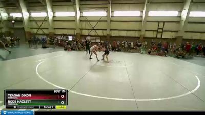 130 lbs Quarterfinal - Teagan Dixon, Montana vs Bode Hazlett, Montana