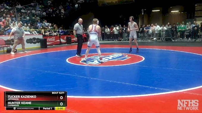 5A-132 lbs 1st Place Match - Hunter Keane (Cambridge) vs Tucker ...