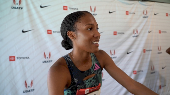 Ajee Wilson Remaining Positive At USATF Outdoor Championships