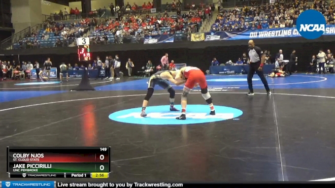 149 lbs Prelim Round 1 - Colby Njos, St. Cloud State vs Jake Piccirilli ...