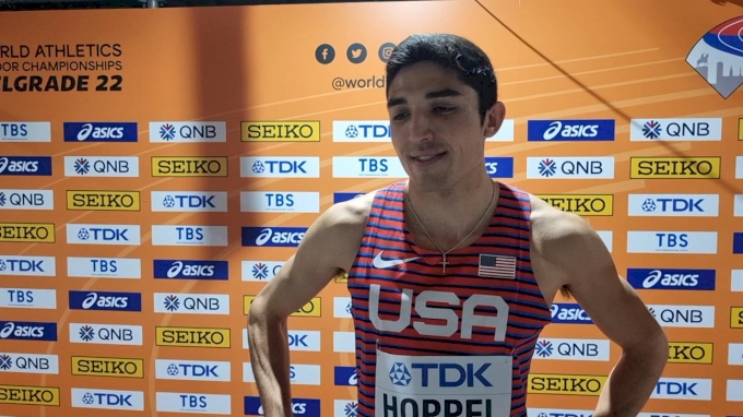 Bryce Hoppel Gets 'Big Q' Onto 800m Final