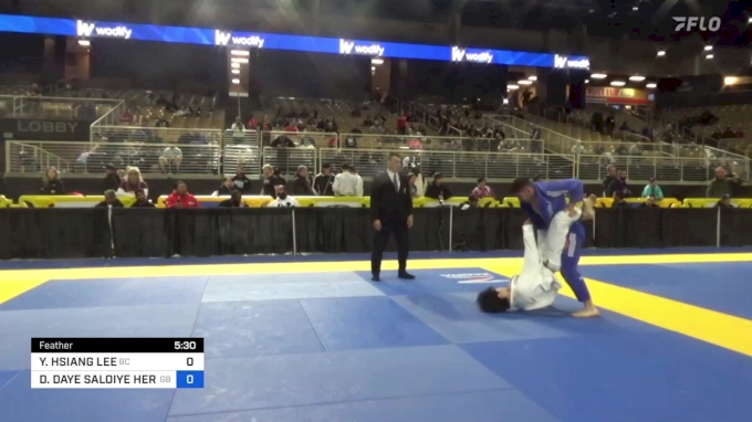 YUAN HSIANG LEE vs DANIEL DAYE SALOIYE HERSHBERGER 2024 Pan Jiu Jitsu ...