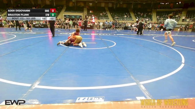 101 lbs Consi Of 4 - Aden DiGiovanni, Team Donahoe vs Braxton Plunk, Coweta Tiger Wrestling