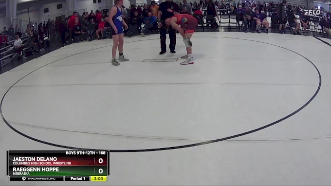 168 lbs Quarterfinal - Jaeston Delano, Columbus High School Wrestling ...
