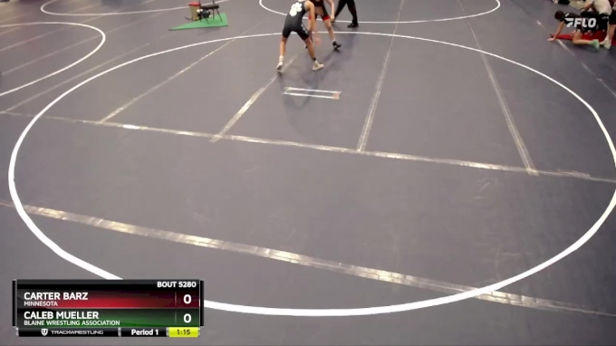 125 lbs Cons. Round 2 - Caleb Mueller, Blaine Wrestling Association vs ...