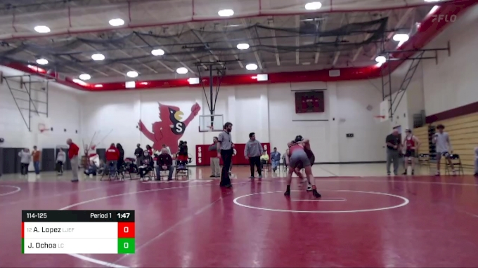 114-125 lbs Round 3 - Alex Lopez, Lafayette Jeff vs Jay Ochoa, Lawrence ...