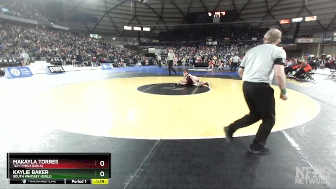 Girls 1B/2B/1A/2A 145 1st Place Match - Kaylie Baker, South Whidbey ...