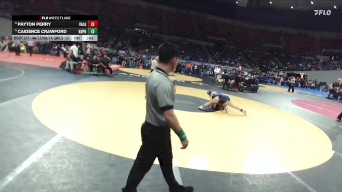 4A/3A/2A/1A Girls 130 Cons. Semi - Payton Perry, Vale Girls vs Caidence ...