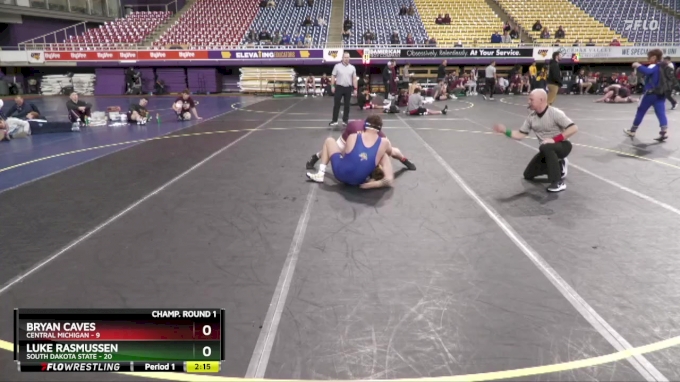 285 lbs Round 1 (16 Team) - Bryan Caves, Central Michigan vs Luke ...