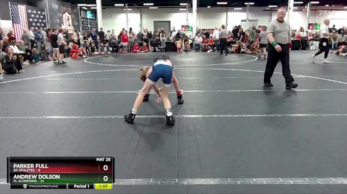 72 lbs Round 3 (4 Team) - Andrew Dolson, FL Scorpions vs Parker Full ...