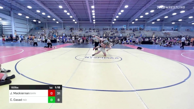 182 lbs Rr Rnd 3 - Jack Mackiernan, Smittys Barn vs Collin Casad ...