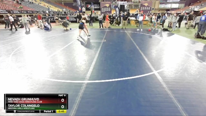 135 lbs Cons. Semi - Taylor Colangelo, Arizona Girls Wrestling vs ...