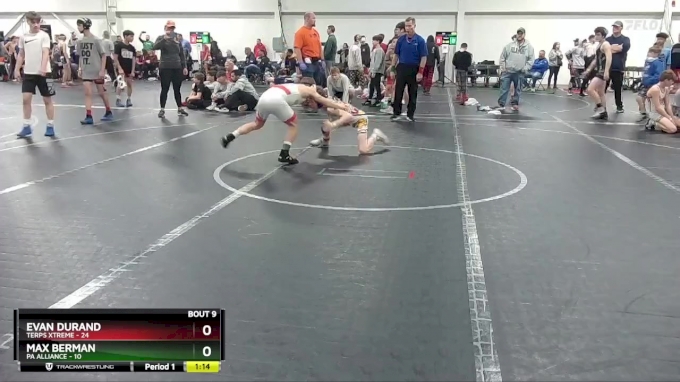 100 lbs Round 3 (8 Team) - Max Berman, PA Alliance vs Evan Durand ...