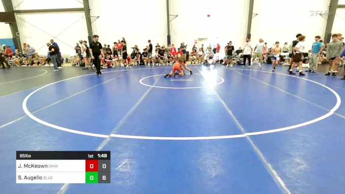 95 lbs Rr Rnd 4 - Jp McKeown, Gold Medal WC vs Sammy Augello, Blue Wave ...