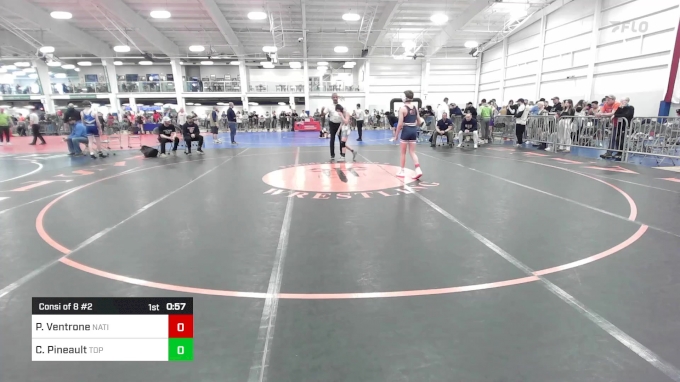 94 lbs Consi Of 8 #2 - Peter Ventrone, Natick vs Caleb Pineault, Top ...