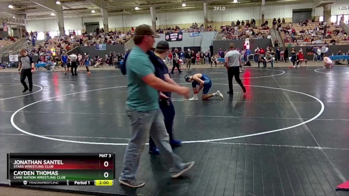 160 lbs Champ. Round 1 - Jonathan Santel, Stars Wrestling Club vs ...